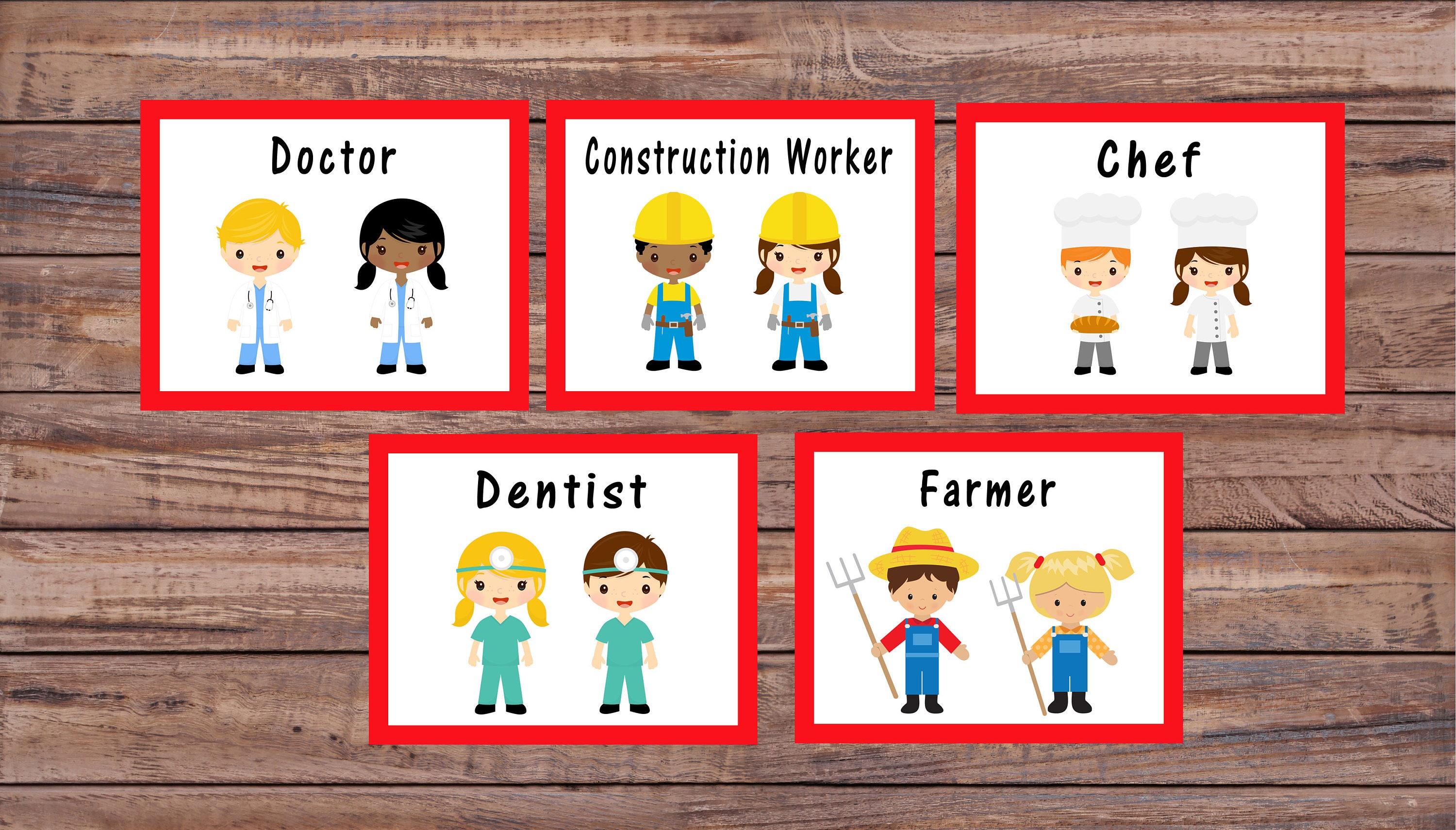 Preschool Learning Flash Cards, Printable Learning Cards, Community ...