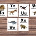 Dinosaur ABC Printable Flash Cards, Learning Toys, Dinosaurs, Printable ...