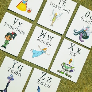 Flash Cards, Princess, Alphabet Cards, Learning Toys, Educational Toys ...