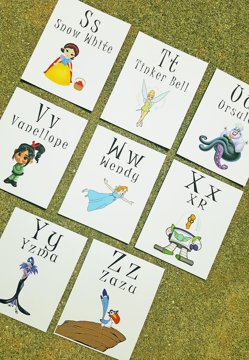 Flash Cards, Princess, Alphabet Cards, Learning Toys, Educational Toys ...