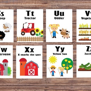 Farm Animals, Educational Toys, Learning Toys, Printable Flash Cards ...
