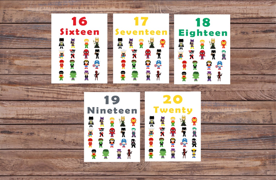 Flash Cards, Superhero, Alphabet Cards, Learning Toys, Educational Toys ...