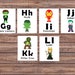 ABC Printable Flash Cards, Learning Toys, Superhero, Printable Alphabet ...