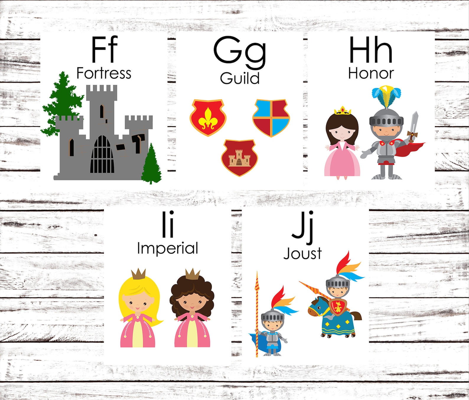 Flash Cards, Knights, Alphabet Cards, Learning Toys, Educational Toys ...