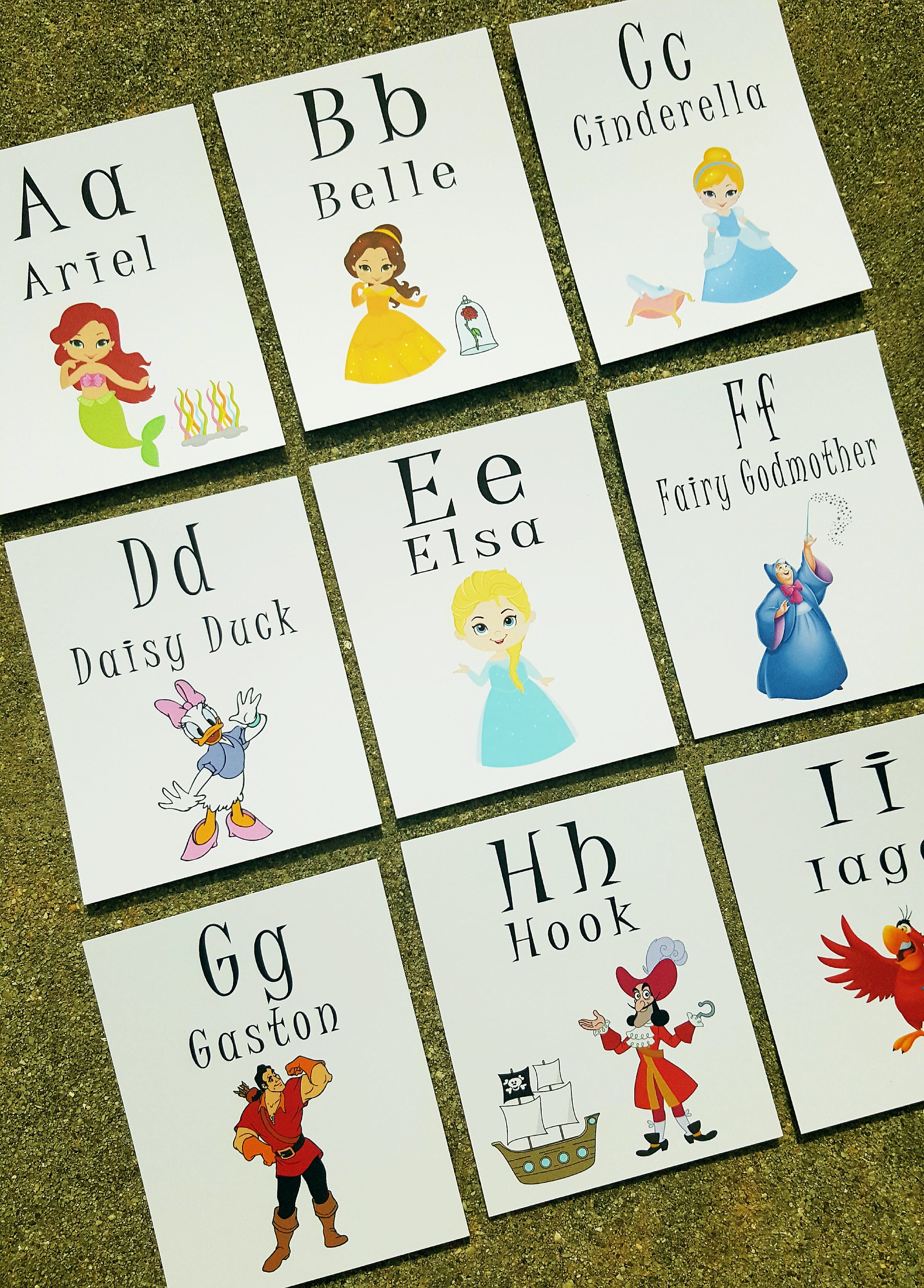 Flash Cards, Princess, Alphabet Cards, Learning Toys, Educational Toys ...