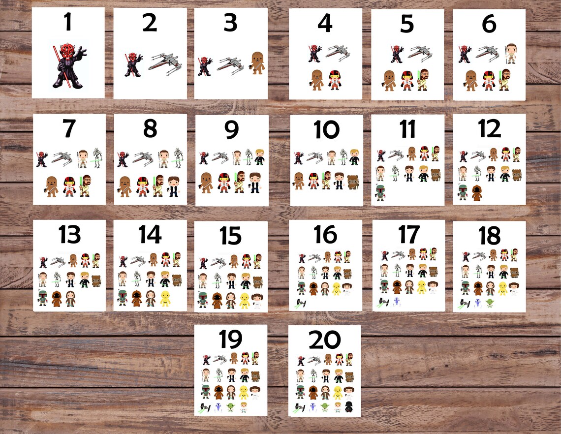 Flash Cards, Star Wars, Alphabet Cards, Learning Toys, Educational Toys ...