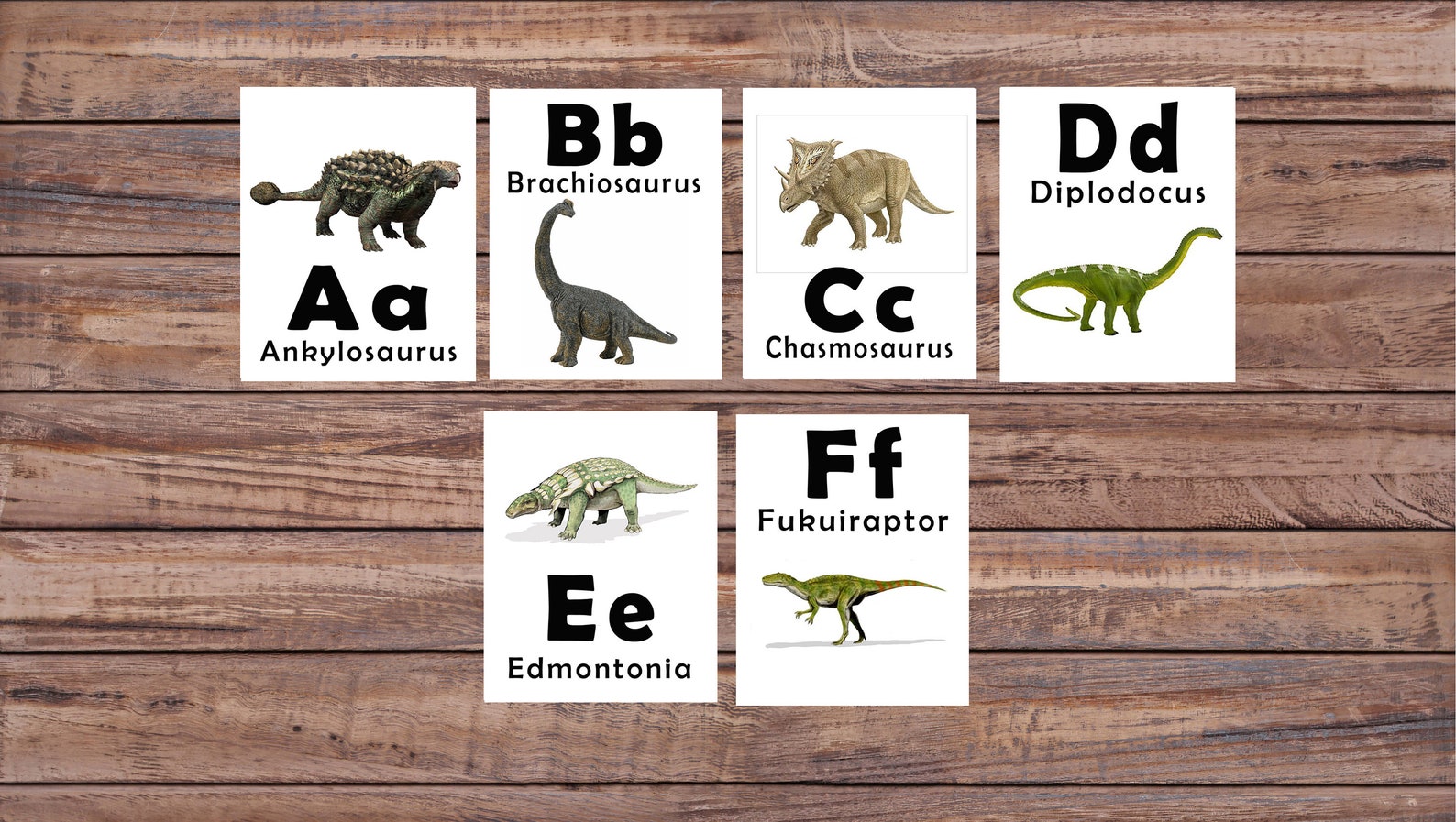 Dinosaur ABC Printable Flash Cards, Learning Toys, Dinosaurs, Printable ...