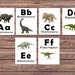 Dinosaur ABC Printable Flash Cards, Learning Toys, Dinosaurs, Printable ...