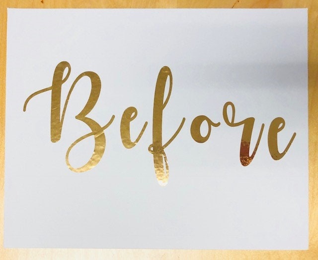 Before And After Sign