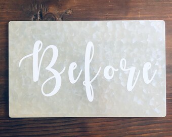 Before and After Signs Bachelorette - Etsy