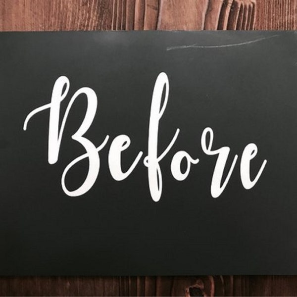 Before and After Bachelorette Signs - Etsy