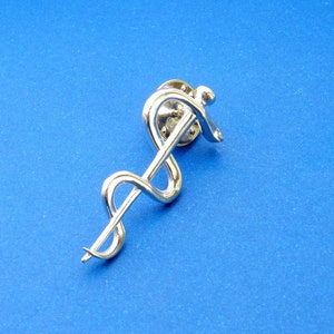 Rod of Asclepius Pin, "the Good Doctor" Lapel Pin, Gift Set for Doctor ...