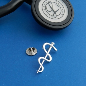 Rod of Asclepius Pin, "the Good Doctor" Lapel Pin, Gift Set for Doctor ...