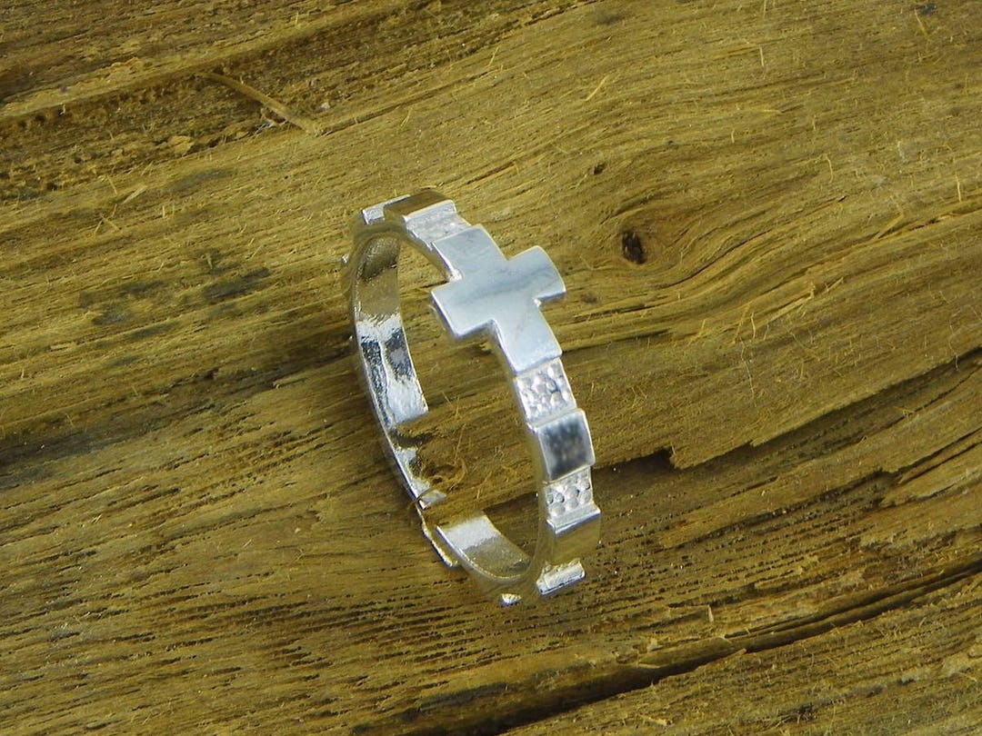Rosary Ring in Sterling Silver 925 - Made in Italy - Etsy