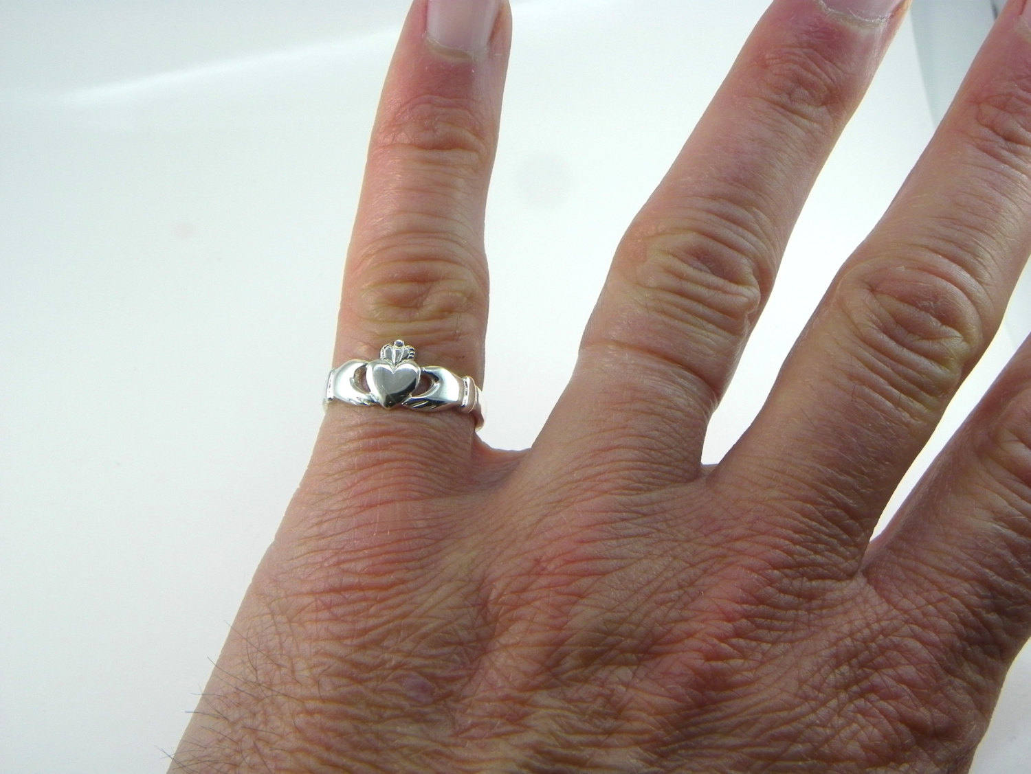 Claddagh Ring -sterling Silver 925 - Quality Made in Italy - Etsy