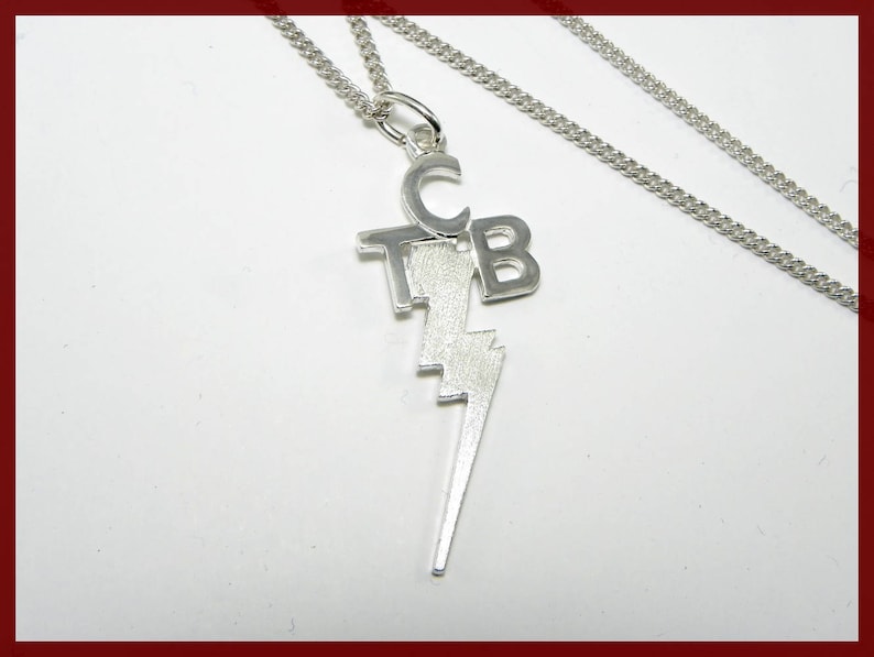 Elvis Presley Pendant TCB , Sterling Silver 925 - Etsy