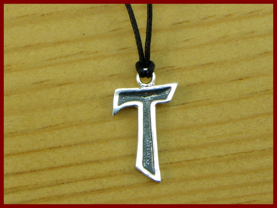 Cross "tao" in Sterling Silver 925 - Made in Italy - Etsy