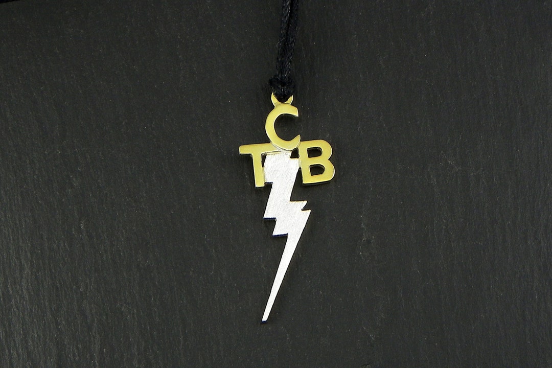 Elvis Presley Pendant TCB , Sterling Silver 925 Bicolor - Etsy