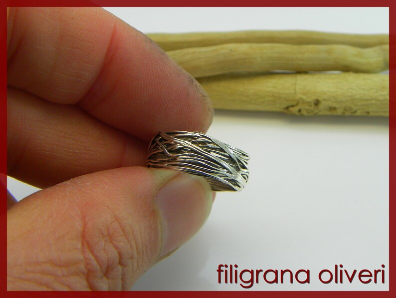 STRAW Ring in Silver - Etsy