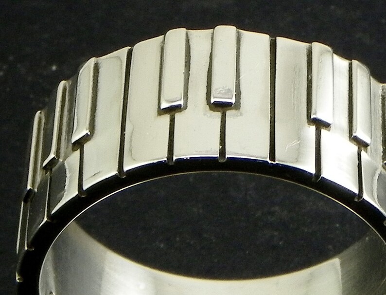 Piano Ring - Pianist - Keyboard Player (small) Sterling Silver 925 - Etsy