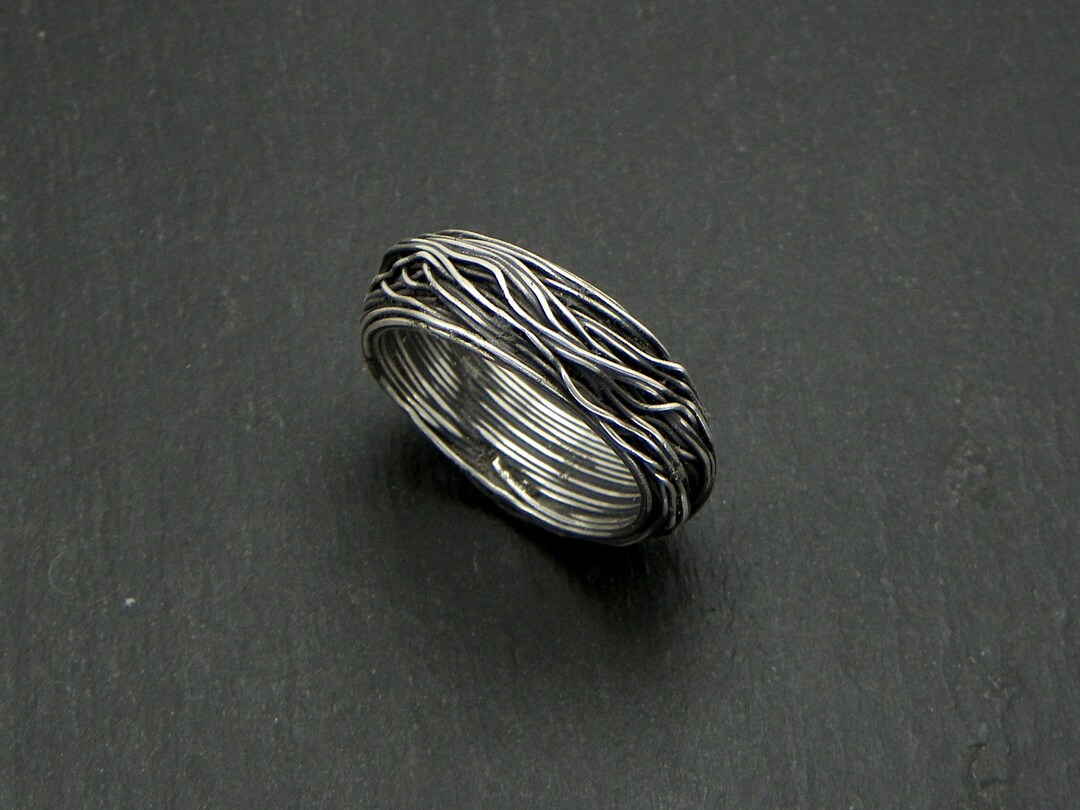 STRAW Ring in Silver - Etsy