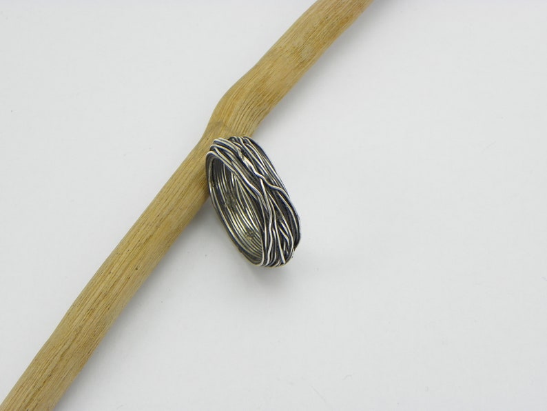 STRAW Ring in Silver - Etsy