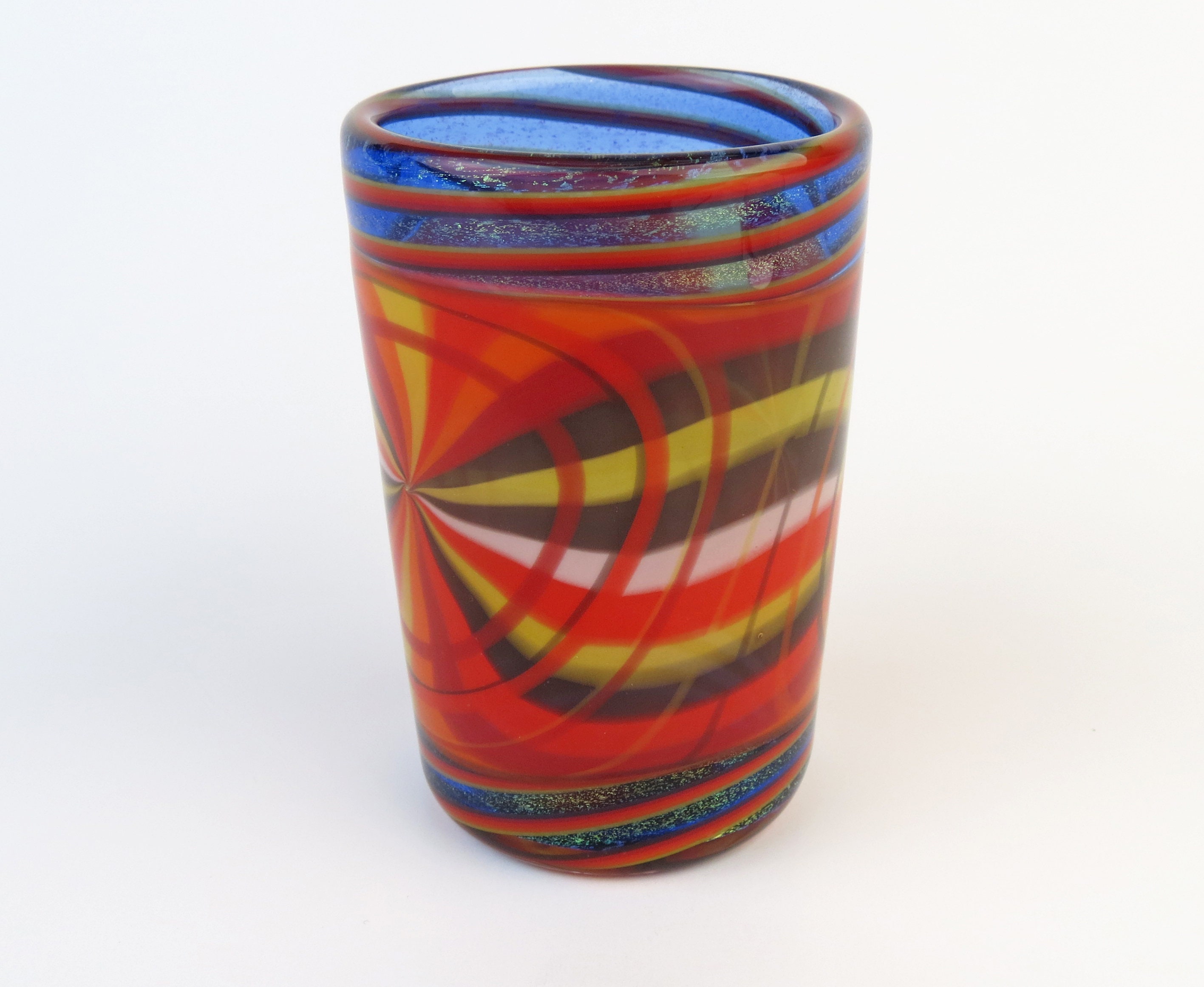 Large Handblown Shot Glass Mini Rocks Glass Brian Messer - Etsy UK