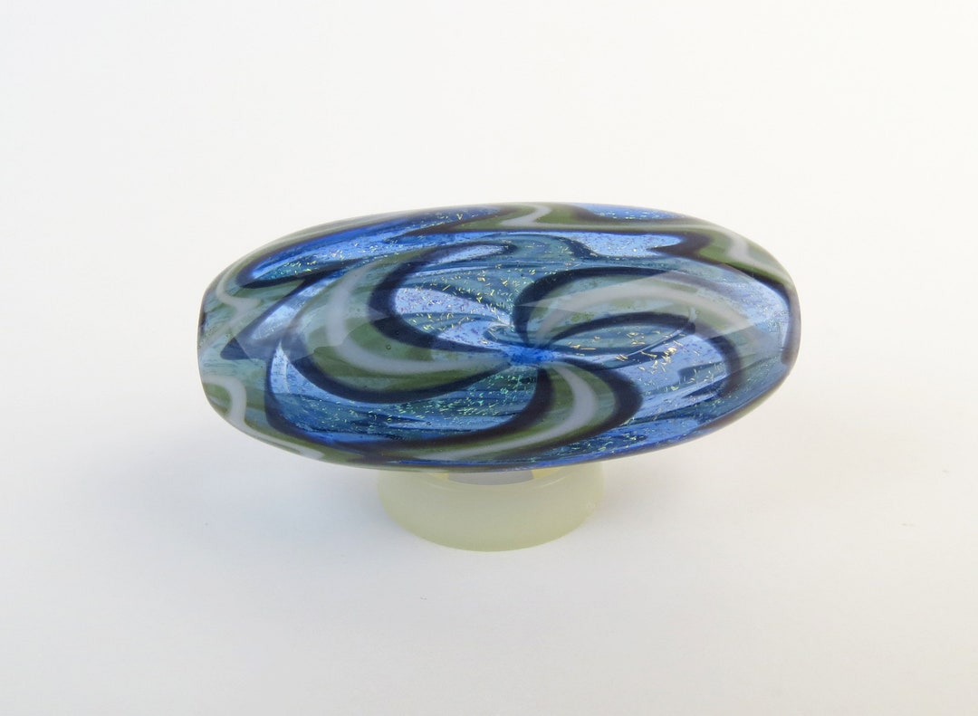 Handblown Dichroic Glass Reversal Bead Brian Messer - Etsy