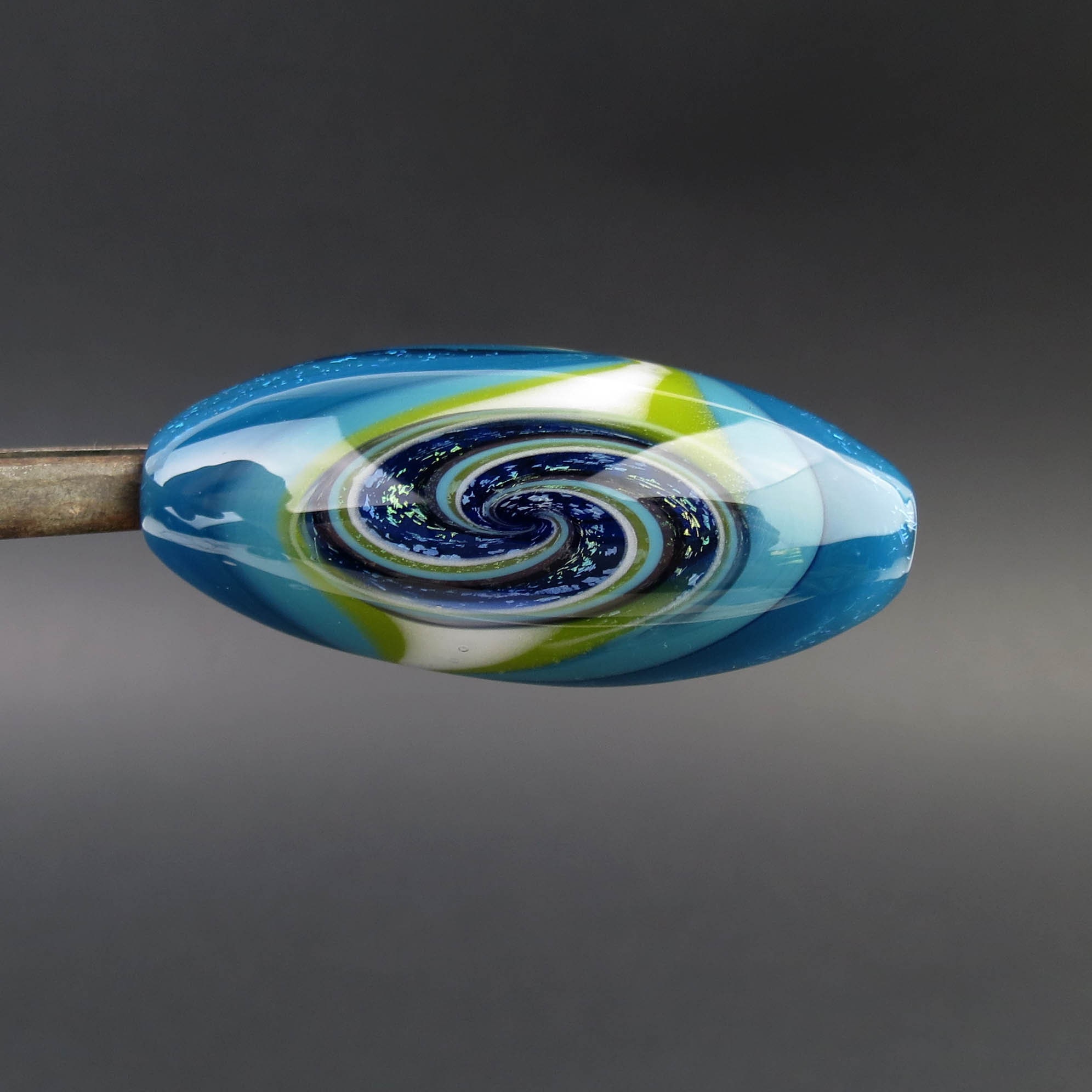 Handblown Dichroic Glass Double Reversal Bead Brian Messer - Etsy
