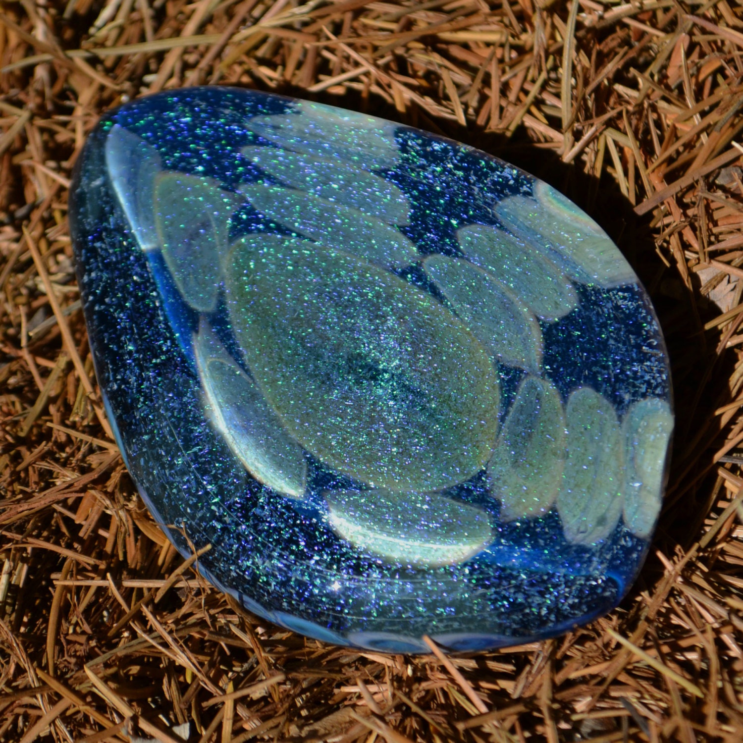 Glass Galaxy Paperweight Brian Messer - Etsy