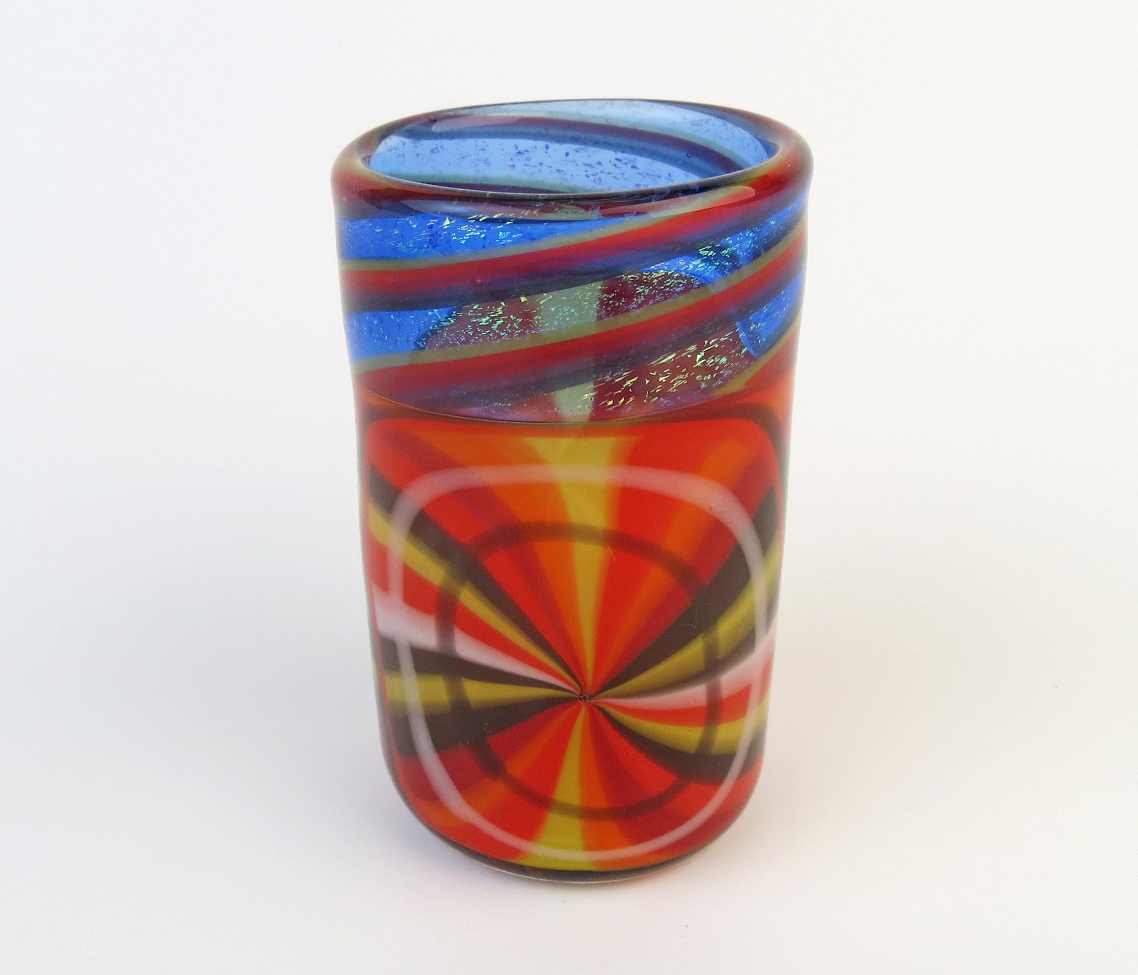 Handblown Shot Glass Brian Messer - Etsy