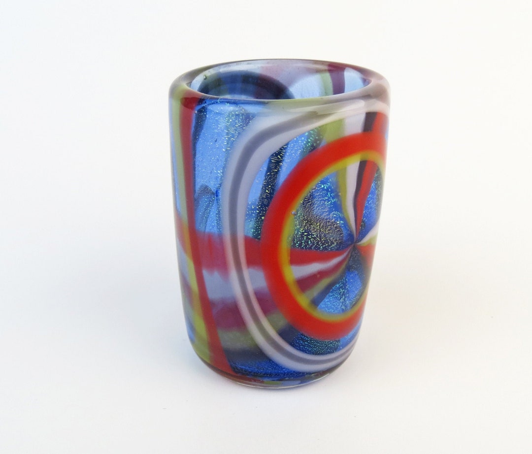 Handblown Shot Glass - Brian Messer - Etsy