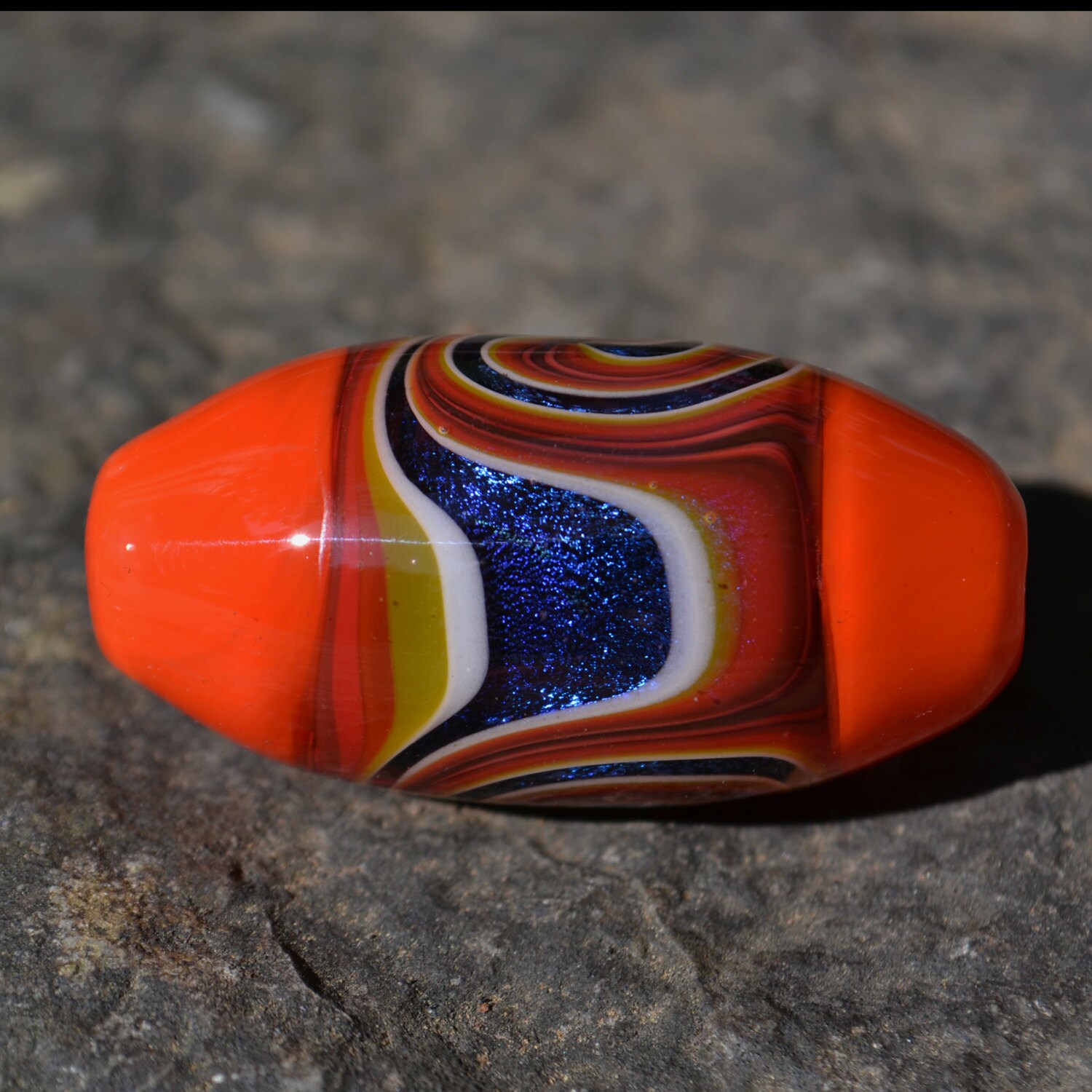 Handblown Dichroic Glass Encalmo Reversal Bead Brian Messer - Etsy