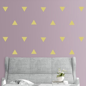 Triangle Decal, House Decal, Room Decal, Shape Wall Decal, Vinyl Decal ...