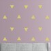 Triangle Decal, House Decal, Room Decal, Shape Wall Decal, Vinyl Decal ...