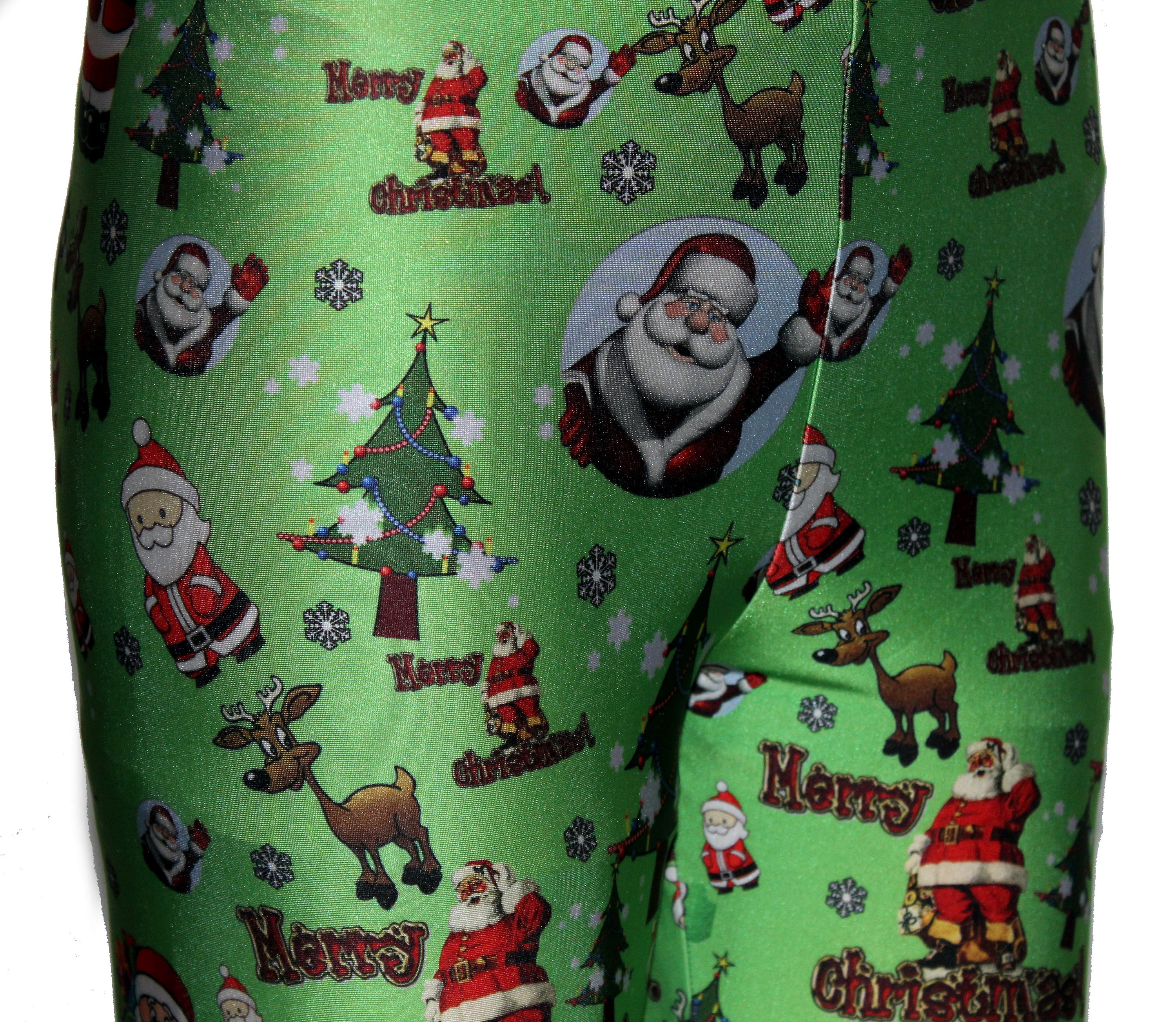 Men's Santa Leggings Christmas Leggings Winter Leggings | Etsy