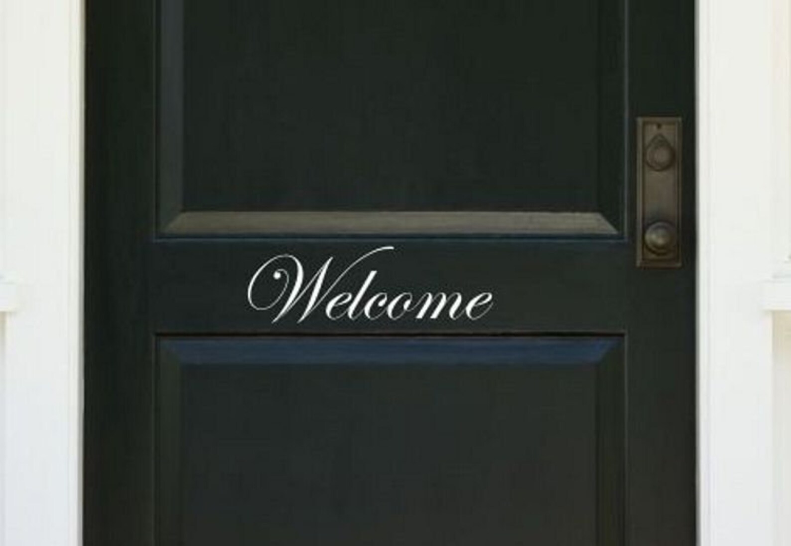 Welcome Door Decal Welcome Decal Front Door Decal Wall - Etsy
