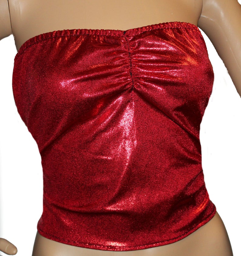 Red Tube Top Woman Super Hero Costume | Etsy