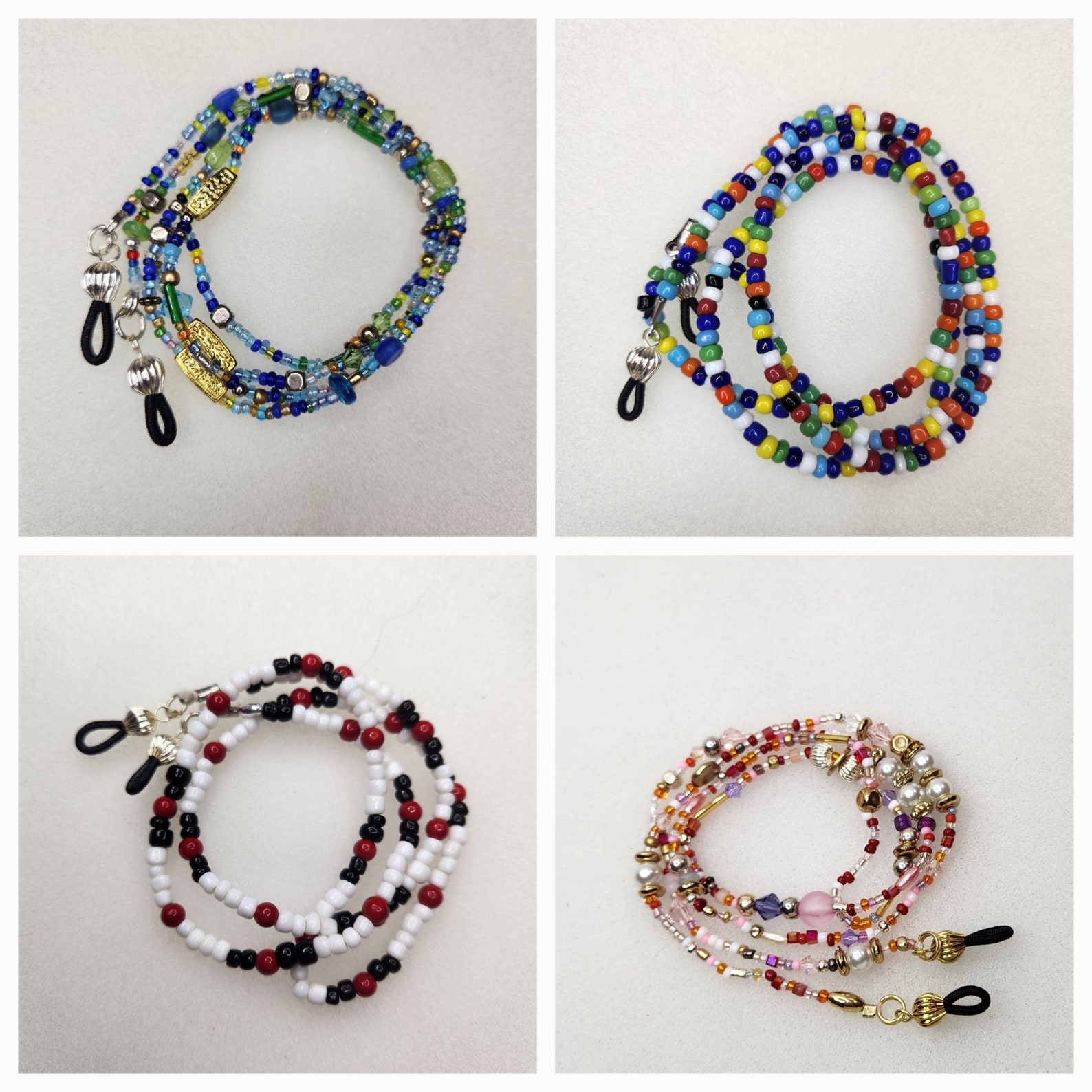 Beaded Eyeglass Chains - Etsy