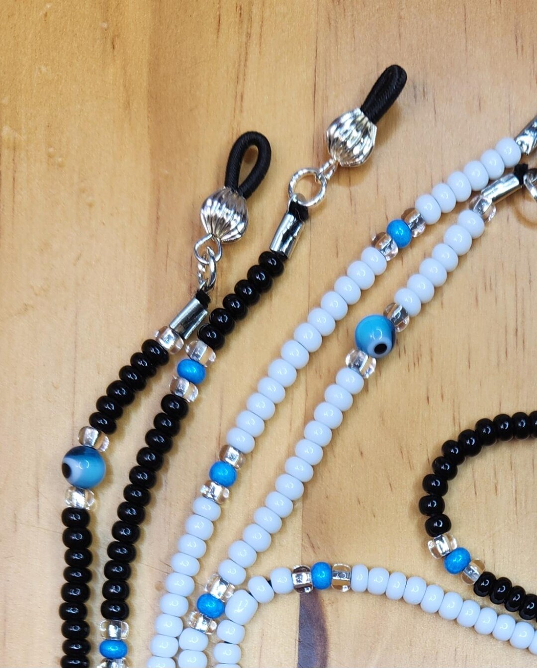 Beaded Evil Eye Eyeglass Chains - Etsy
