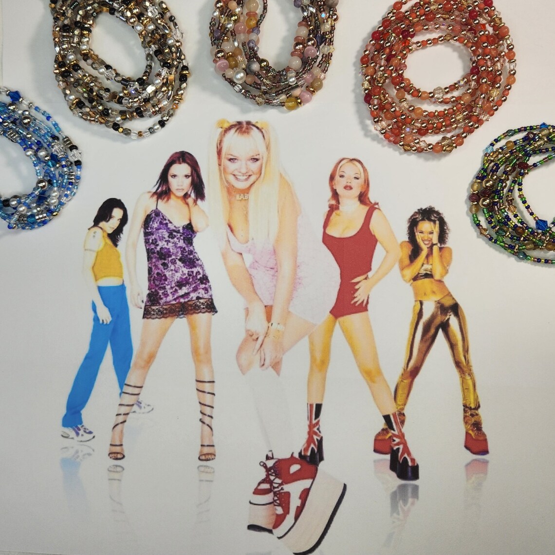 Spice Girls Ginger Spice Fans Deluxe Beaded Rope - Etsy