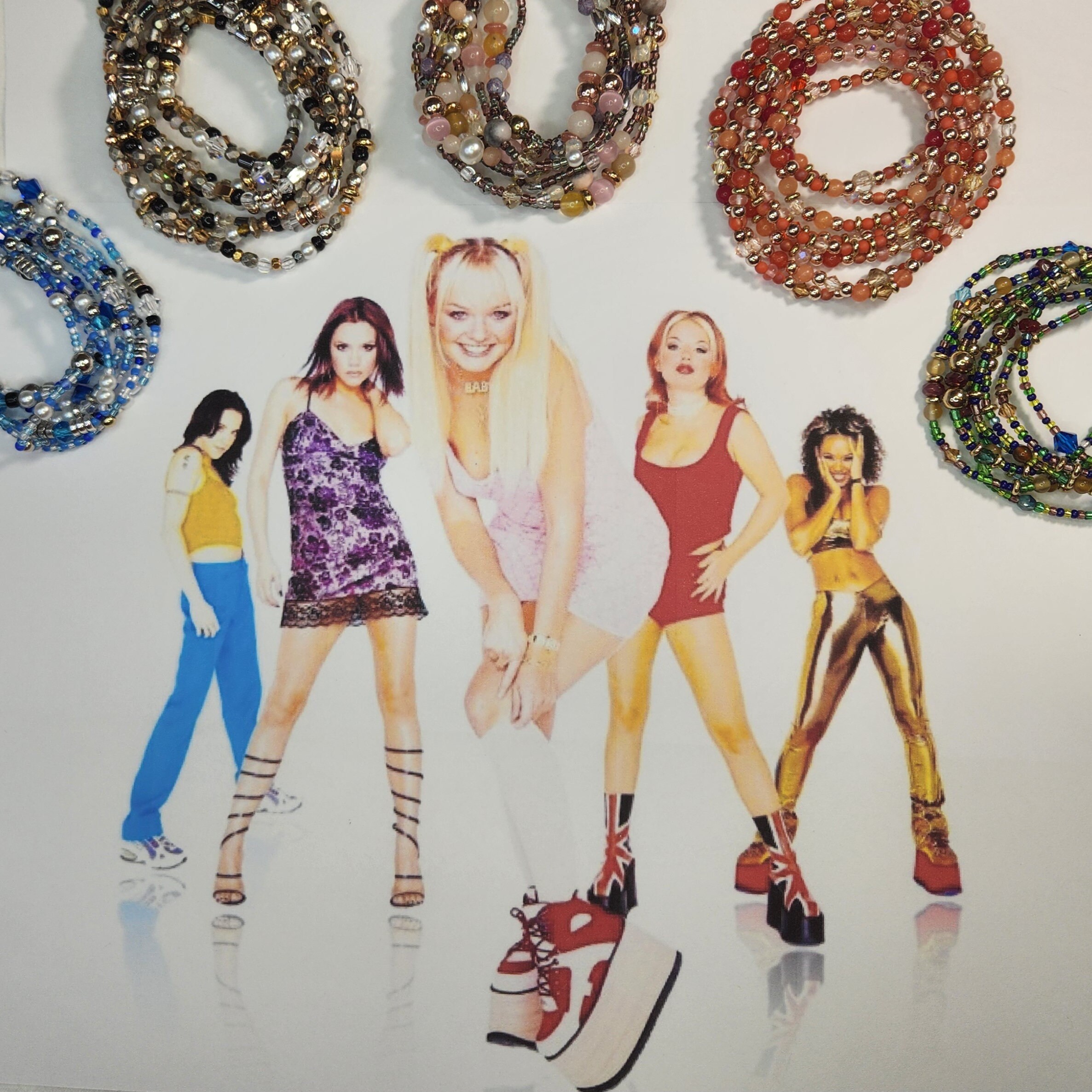 Spice Girls Ginger Spice Fans Deluxe Beaded Rope - Etsy