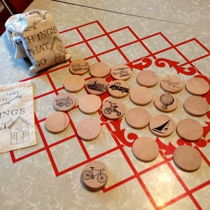 Waldorf- Match Up- Things-that-go - Wooden Memory Game - Etsy