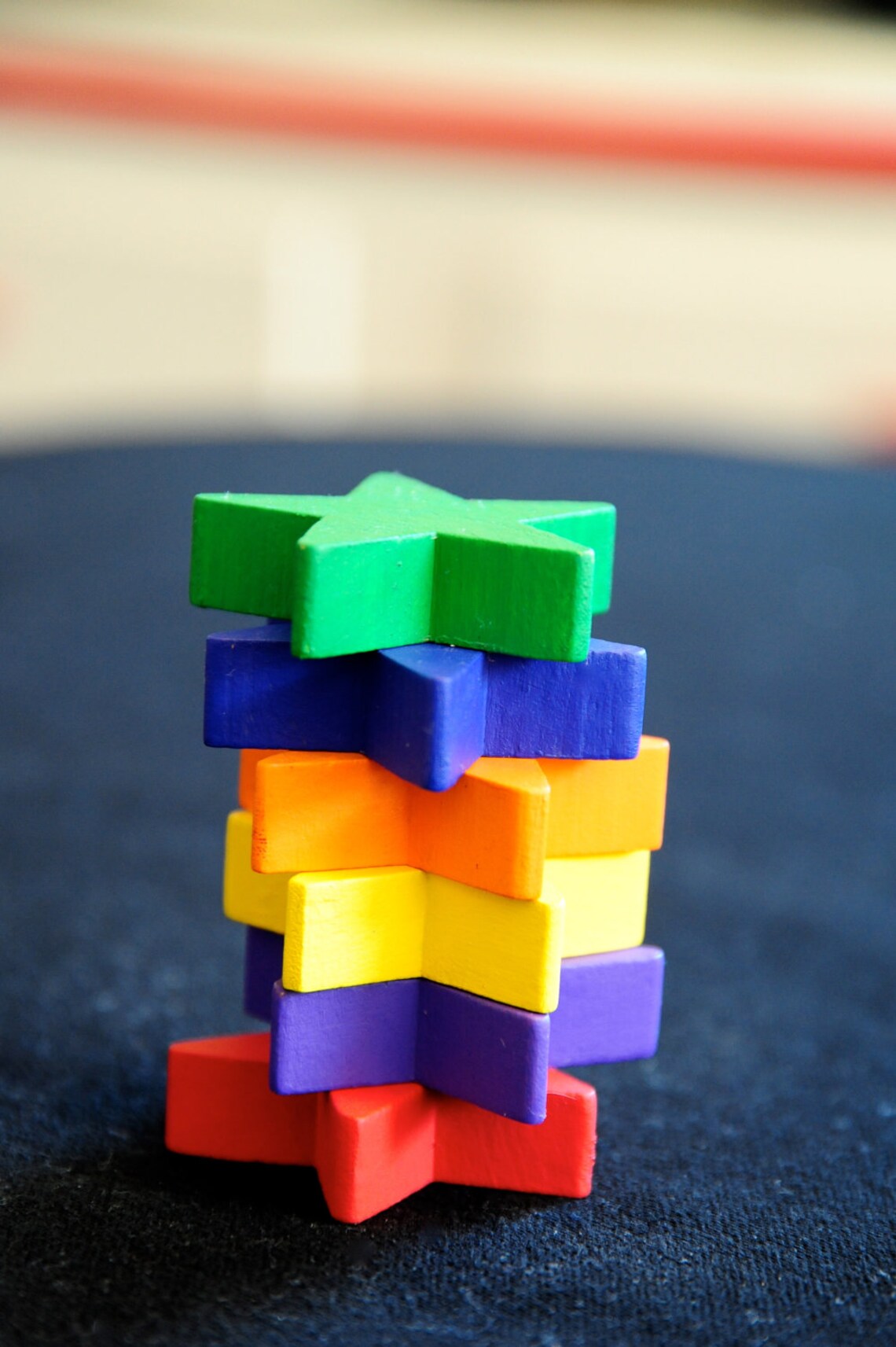 Montessori Toy Wooden Toy Sorting Stars Educational Toy / - Etsy