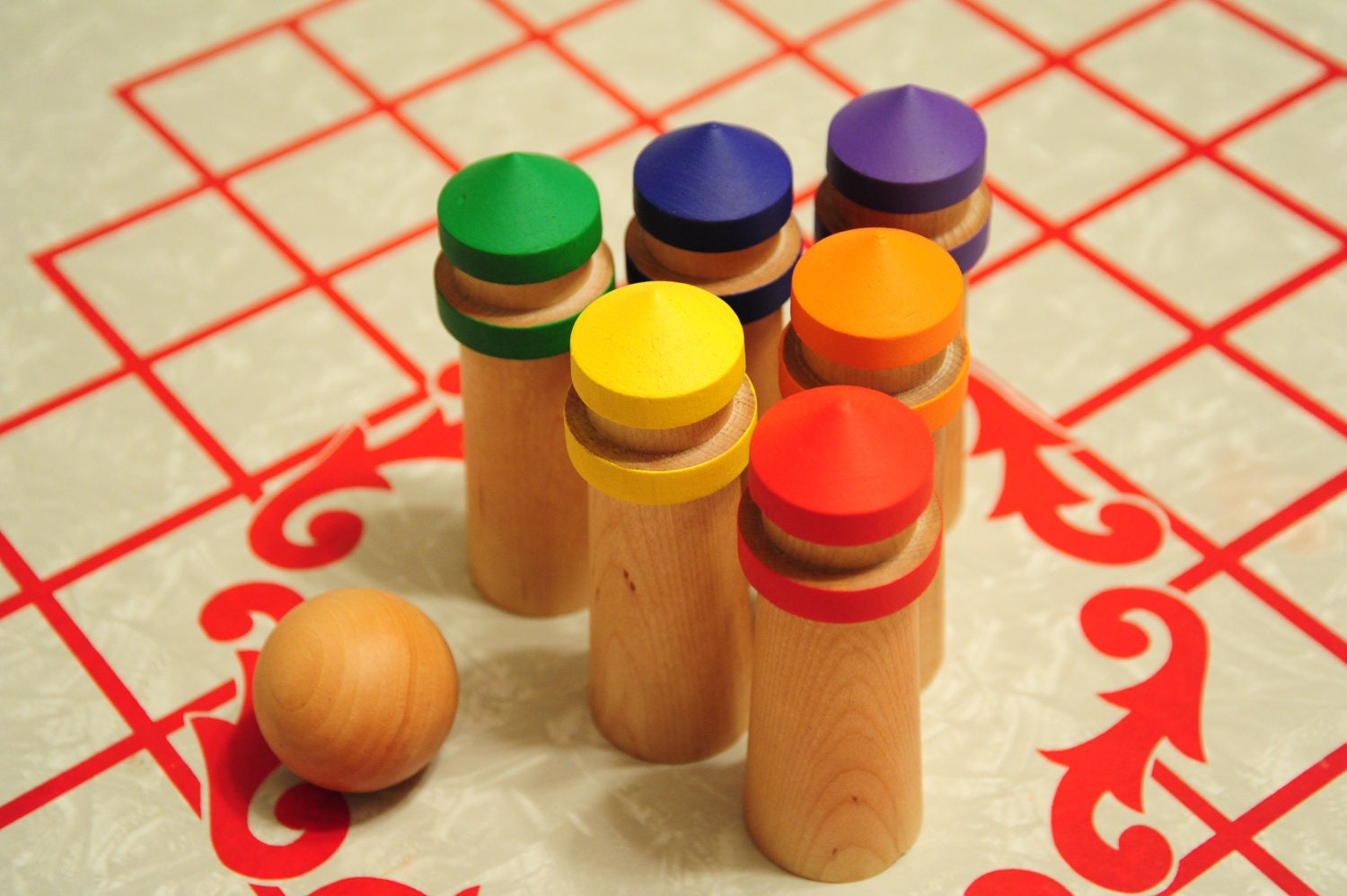 Wooden Toy Lighthouse TOWER Bowling Game - Etsy