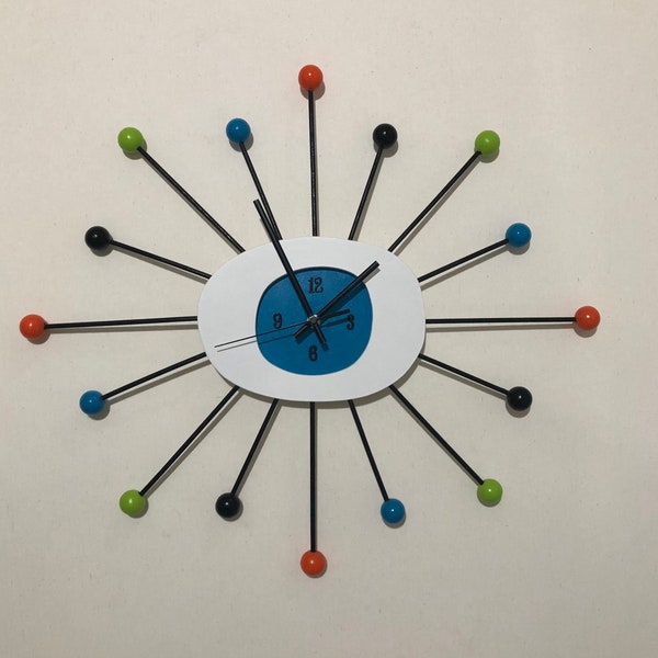 Starburst Clock - Etsy