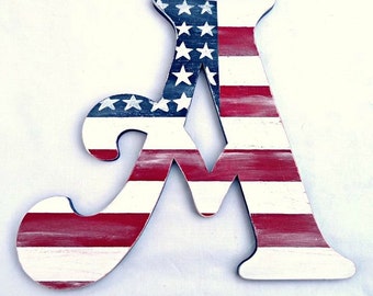 Patriotic letters | Etsy