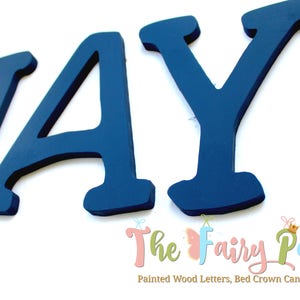 Blue Nursery Wall Monogram Letters Monogram Wall Hanging - Etsy