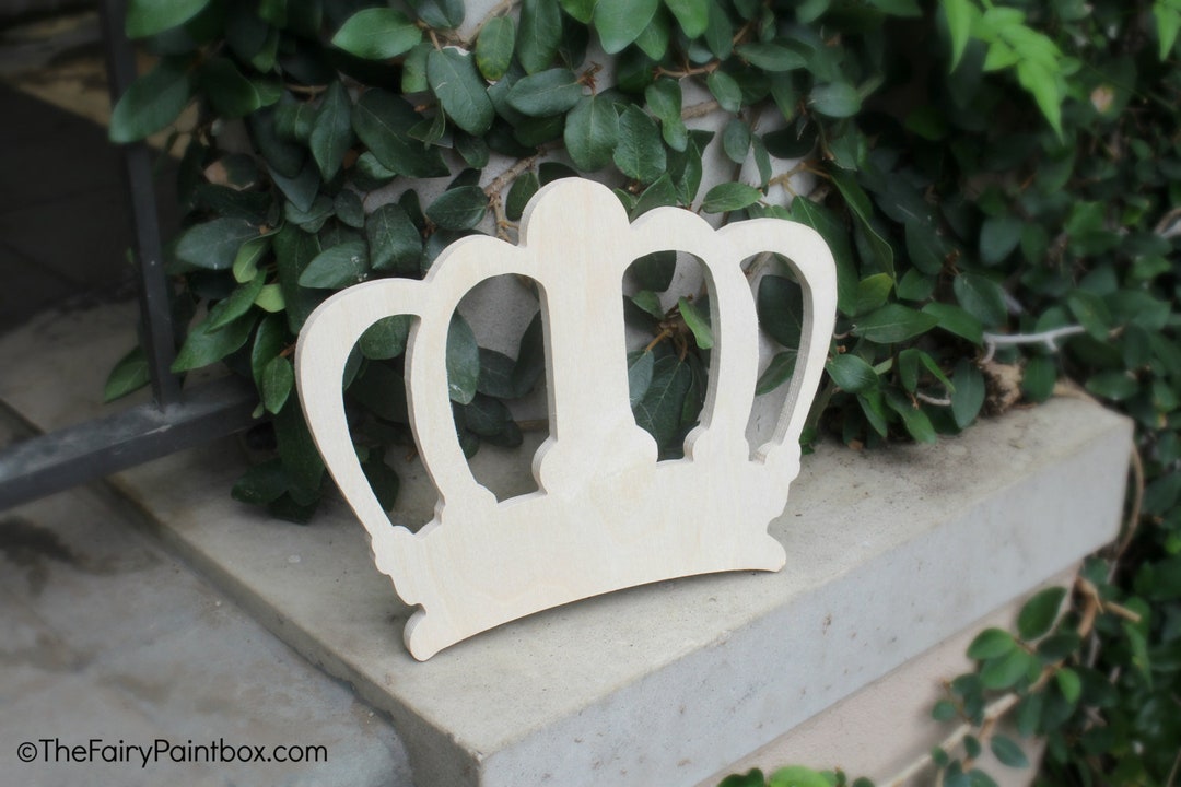 Wooden Princess Crown - Princess Crown for Wall - Baby Room Prince ...
