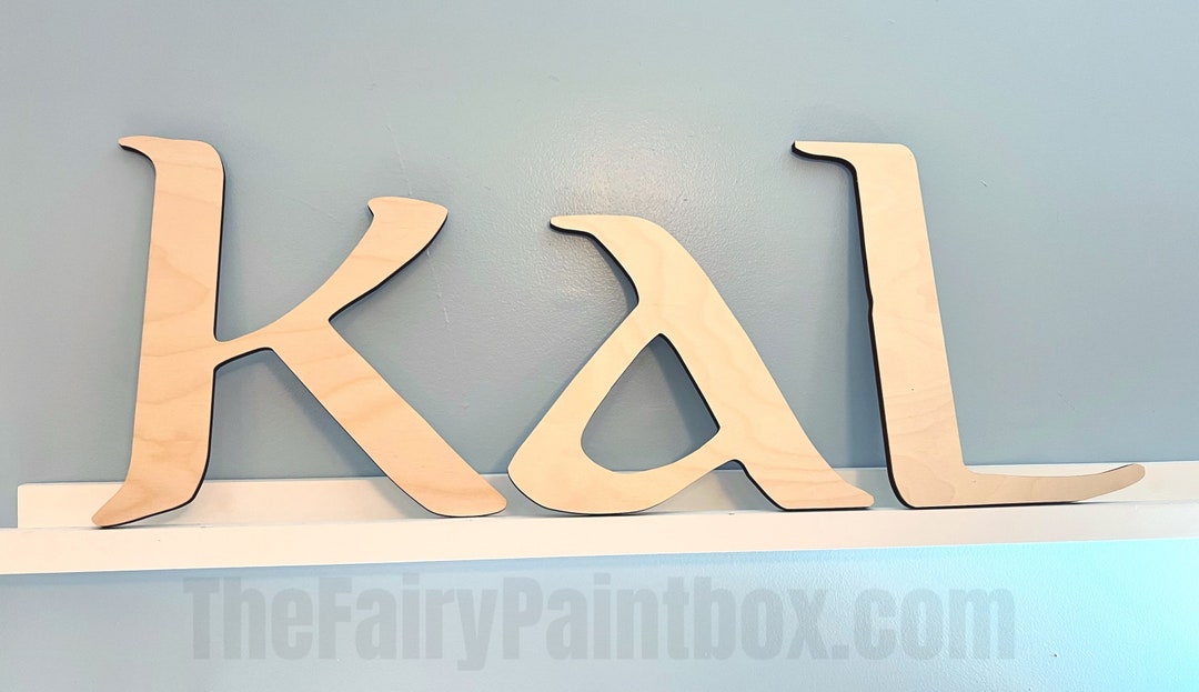 Unpainted Hobbit Wood Letters - Baltic Birch Middle Earth Letters ...